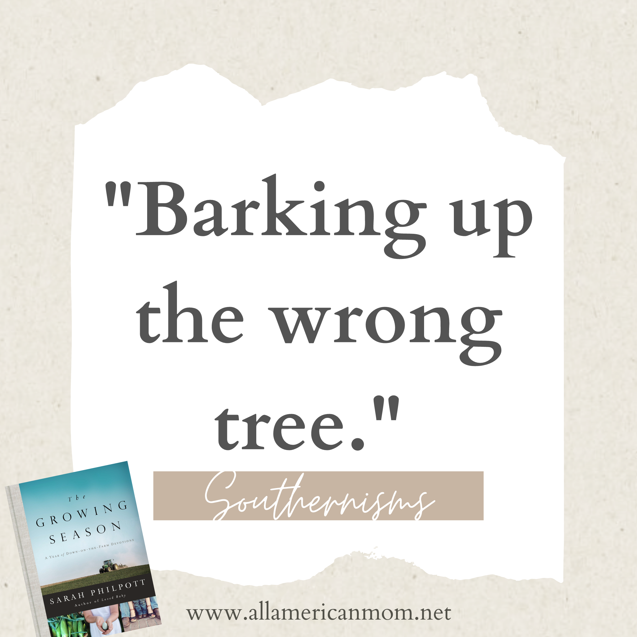Barking Up the Wrong Tree | Sarah Philpott